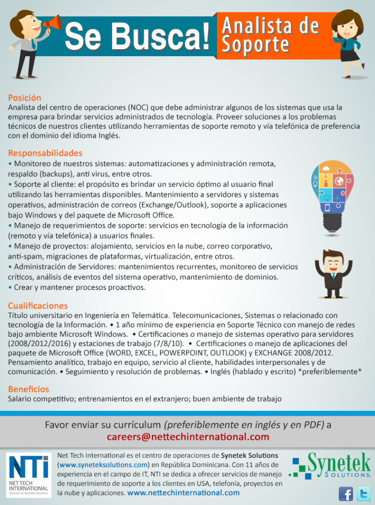 Careers – Net Tech International